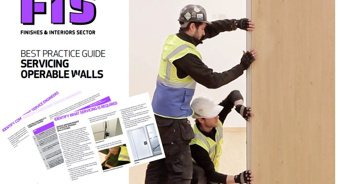 FIS launches free guide to servicing operable walls - SpecFinish magazine