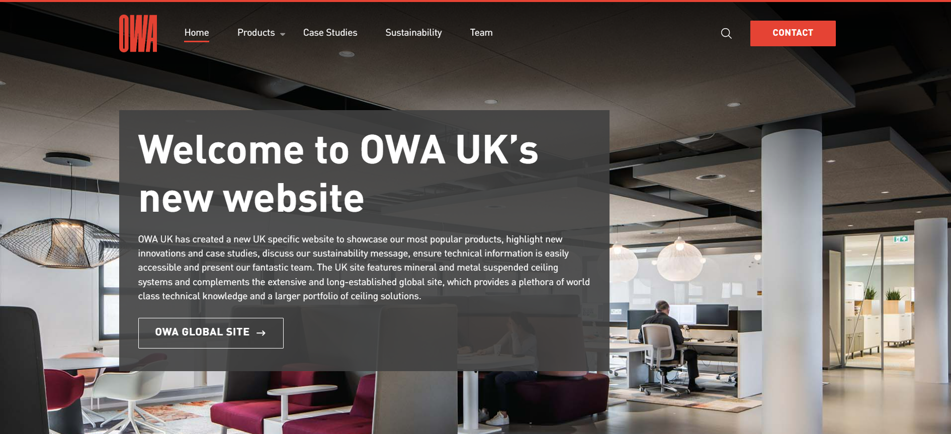 OWA launches new website for UK market - SpecFinish magazine